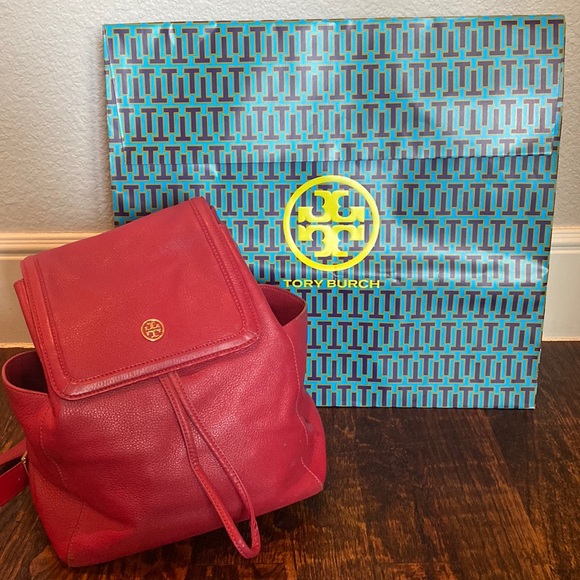 Tory Burch | Bags | Tory Burch Leather Backpack | Poshmark